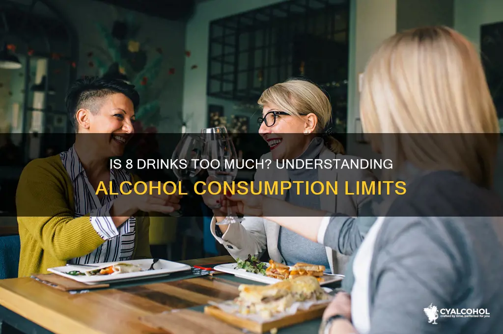 Is 8 Drinks Too Much? Understanding Alcohol Consumption Limits | CyAlcohol