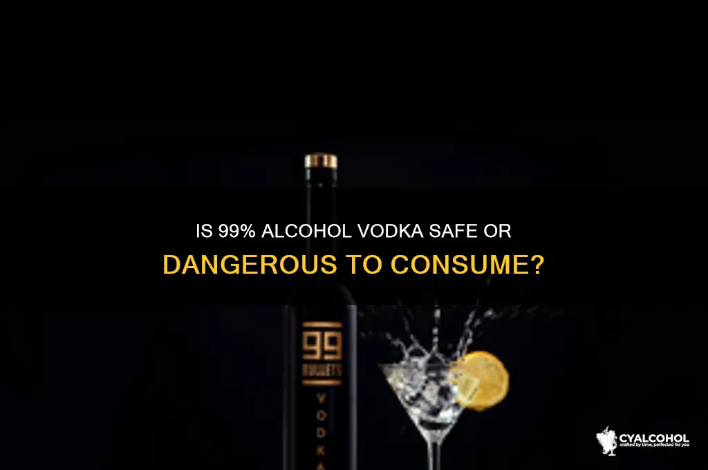 Is 99% Alcohol Vodka Safe Or Dangerous To Consume? | CyAlcohol