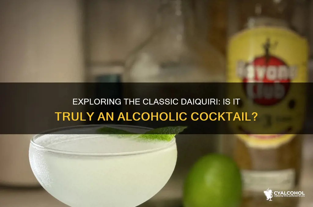 Exploring The Classic Daiquiri: Is It Truly An Alcoholic Cocktail ...