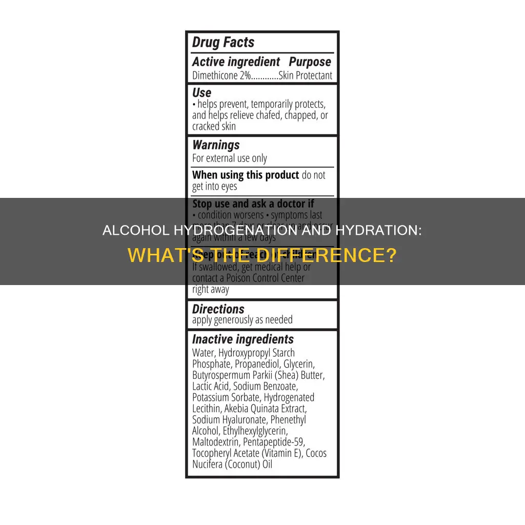 Alcohol Hydrogenation And Hydration: What's The Difference? | CyAlcohol