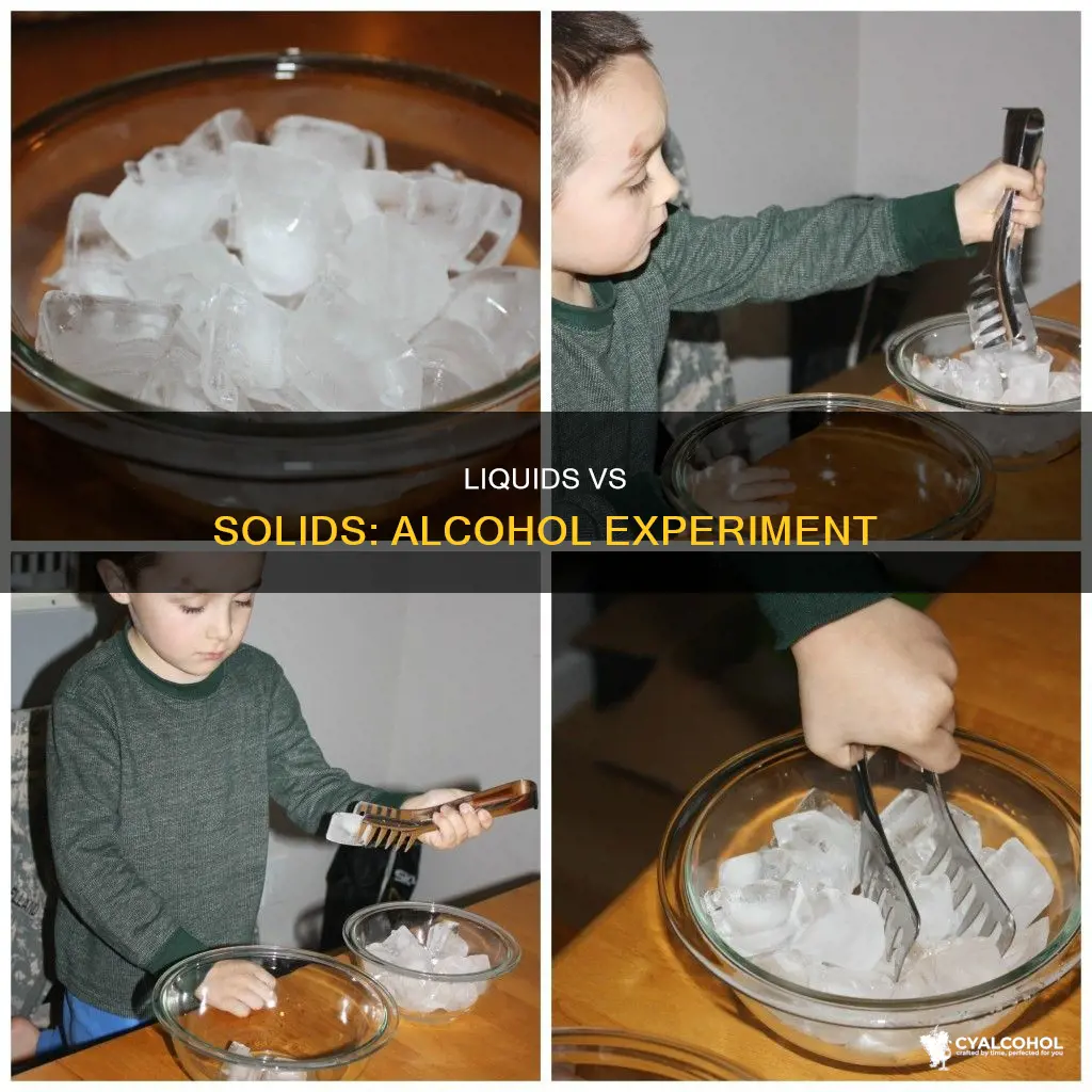 Liquids Vs Solids: Alcohol Experiment | CyAlcohol