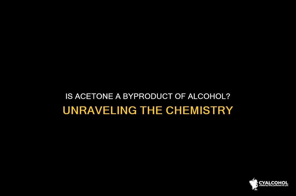 Is Acetone A Byproduct Of Alcohol? Unraveling The Chemistry | CyAlcohol