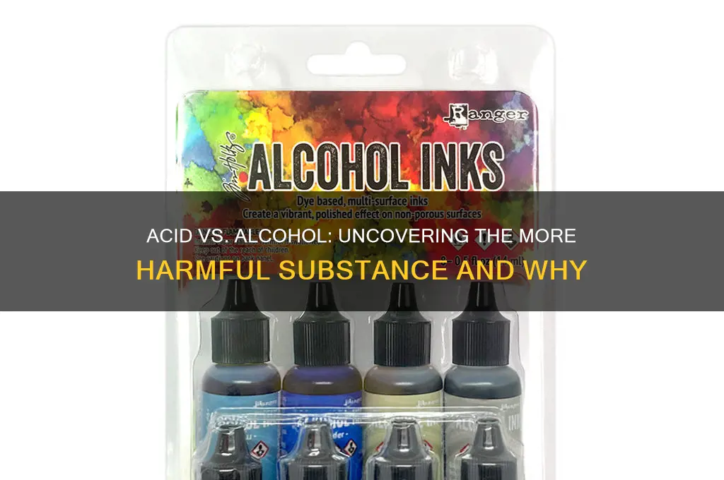 Acid Vs. Alcohol: Uncovering The More Harmful Substance And Why | CyAlcohol