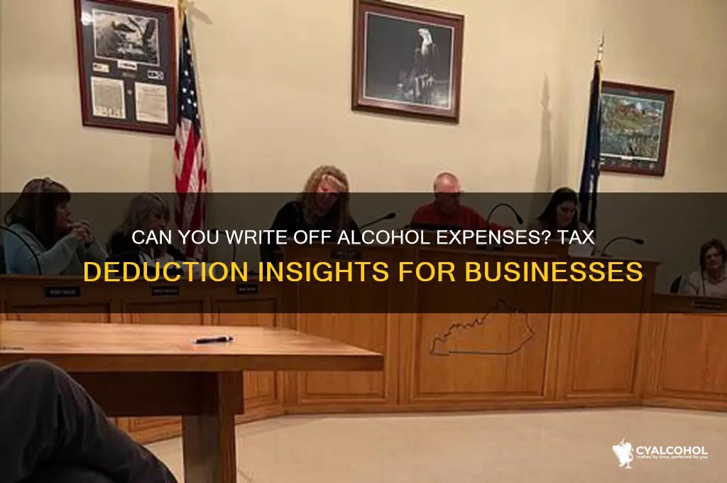 Can You Write Off Alcohol Expenses? Tax Deduction Insights For ...