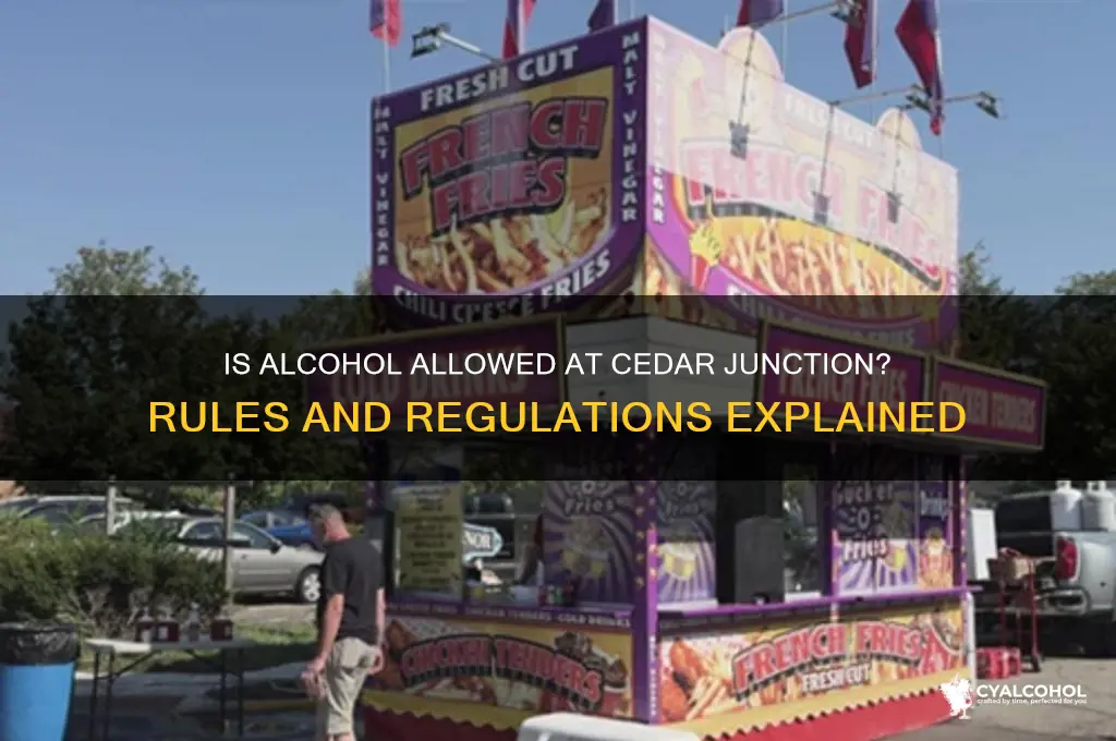Is Alcohol Allowed At Cedar Junction? Rules And Regulations Explained ...