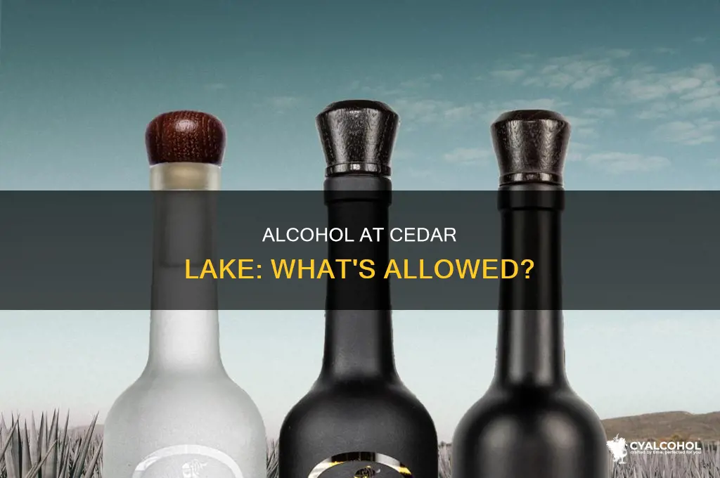 Alcohol At Cedar Lake: What's Allowed? | CyAlcohol