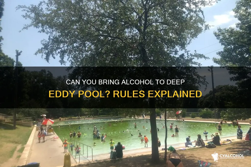 Can You Bring Alcohol To Deep Eddy Pool? Rules Explained | CyAlcohol