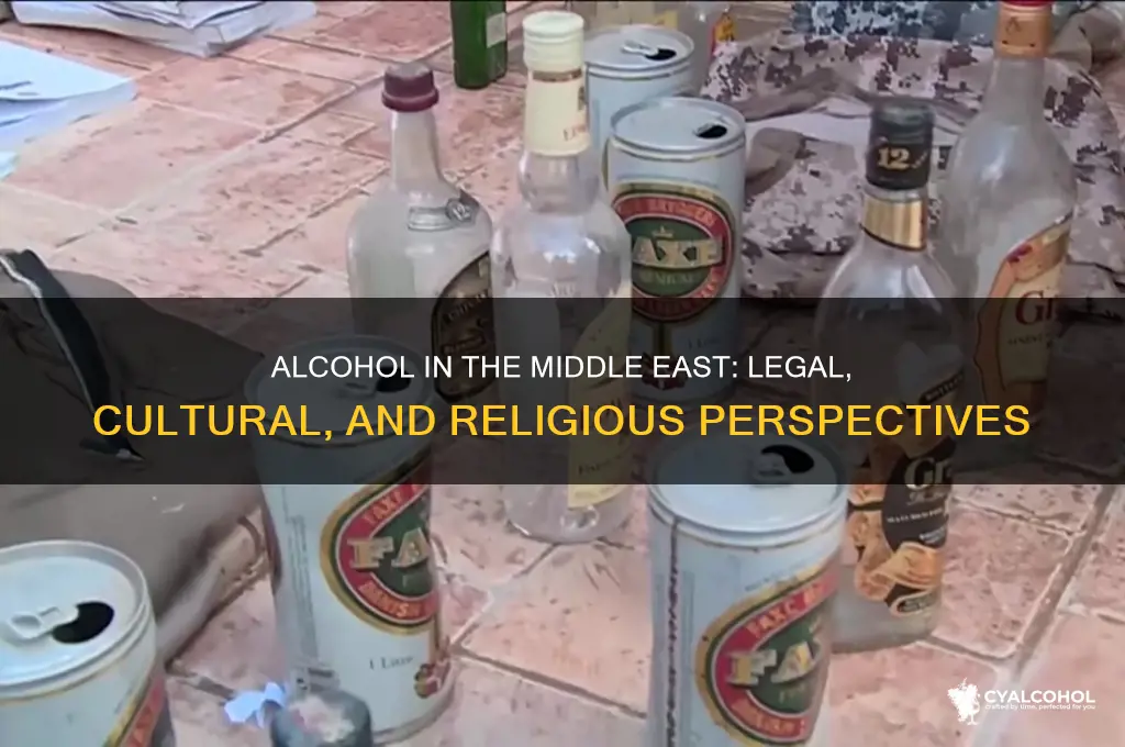 Alcohol In The Middle East: Legal, Cultural, And Religious Perspectives ...