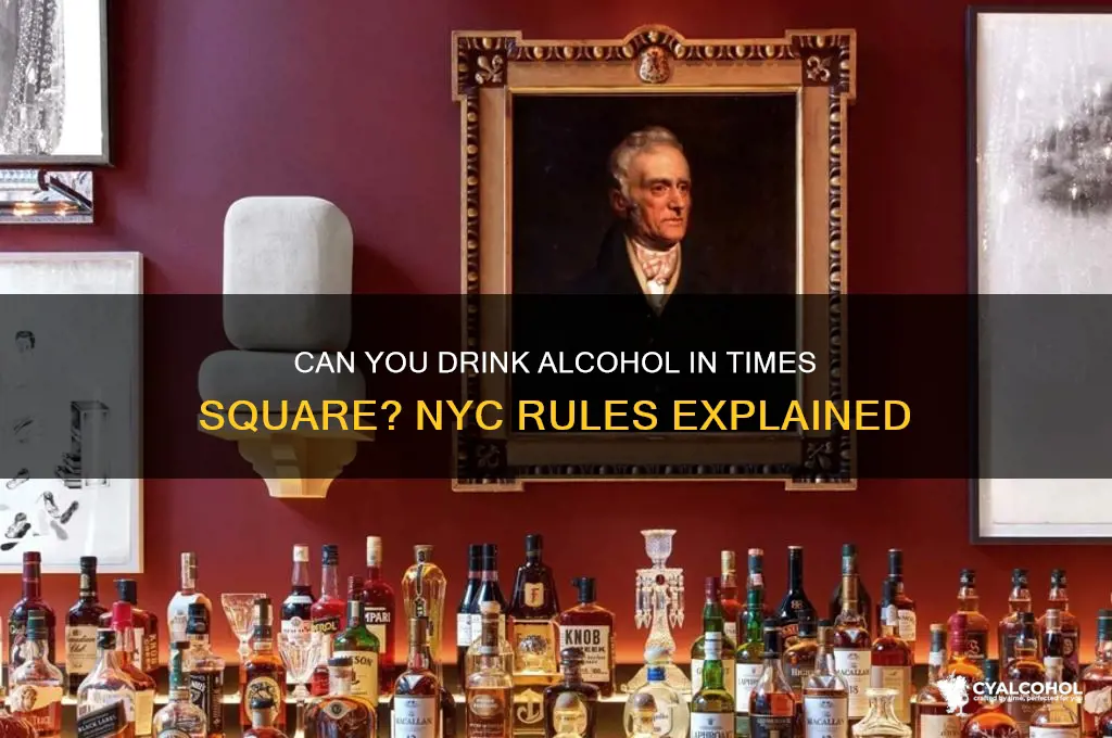 Can You Drink Alcohol In Times Square? Nyc Rules Explained | CyAlcohol