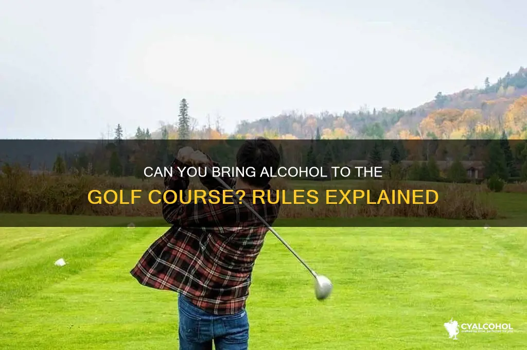 Can You Bring Alcohol To The Golf Course? Rules Explained | CyAlcohol