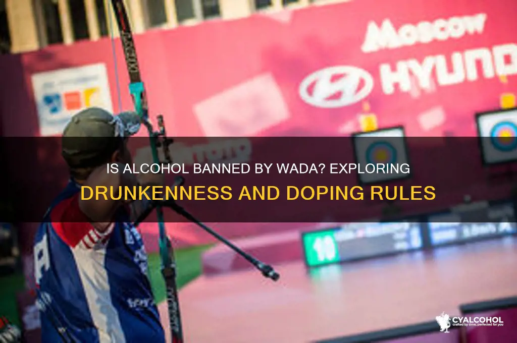 Is Alcohol Banned By Wada? Exploring Drunkenness And Doping Rules ...