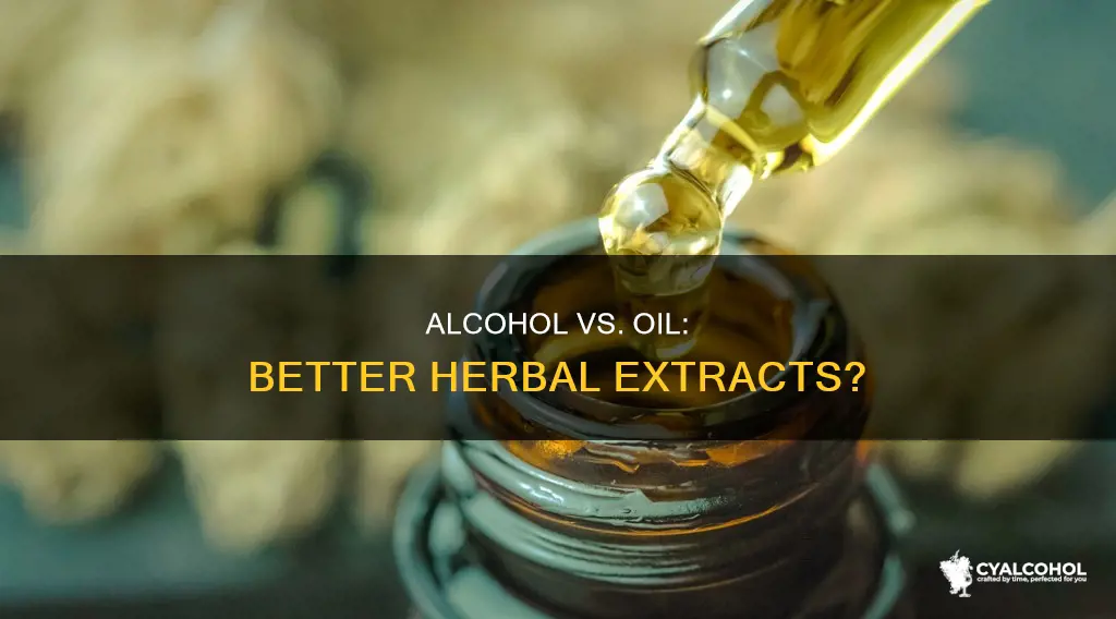 Alcohol Vs. Oil: Better Herbal Extracts? | CyAlcohol