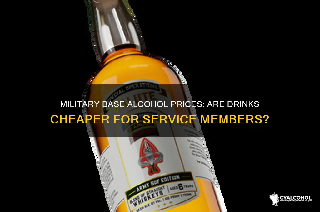 Military Base Alcohol Prices: Are Drinks Cheaper For Service Members ...