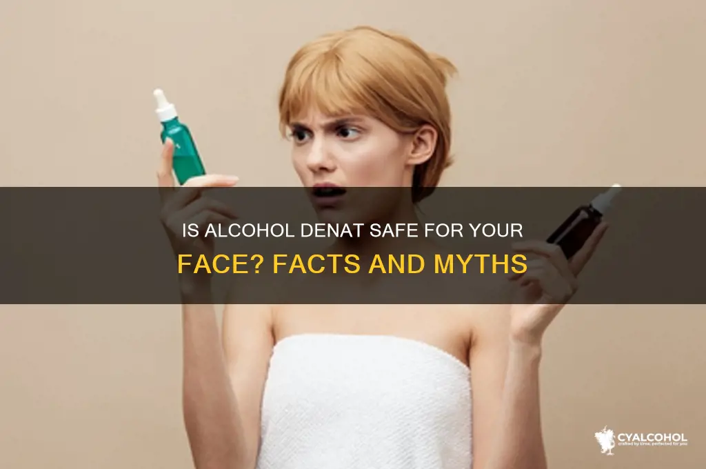 Is Alcohol Denat Safe For Your Face? Facts And Myths | CyAlcohol