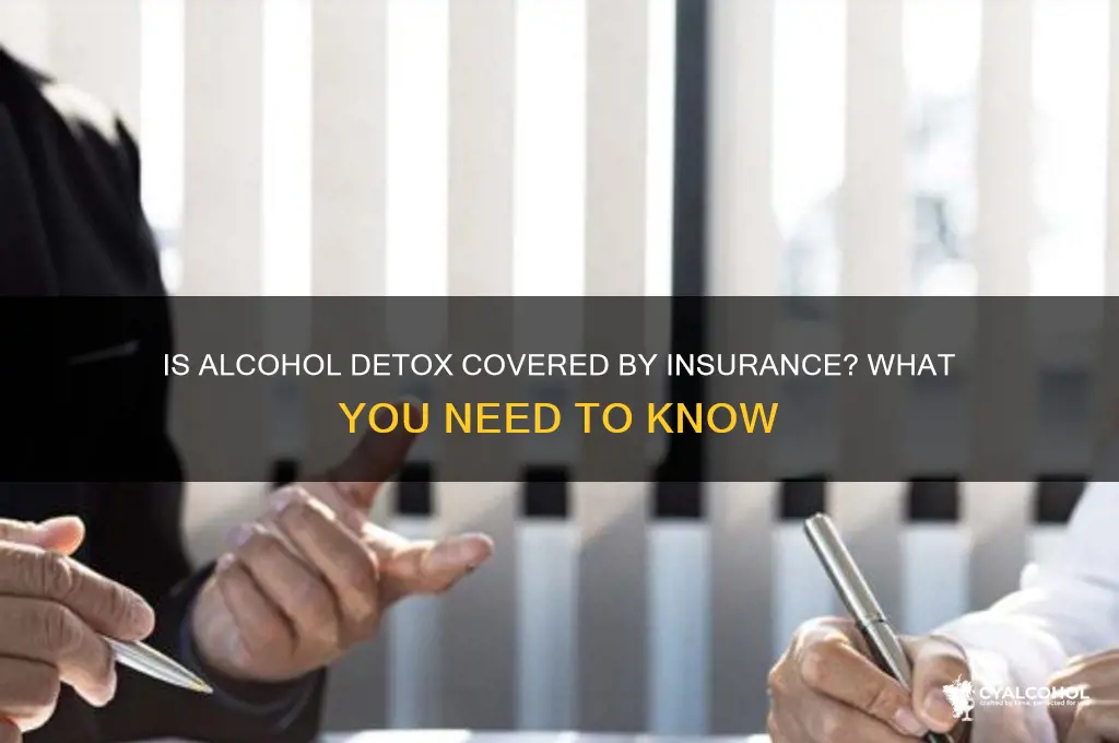 Is Alcohol Detox Covered By Insurance? What You Need To Know | CyAlcohol