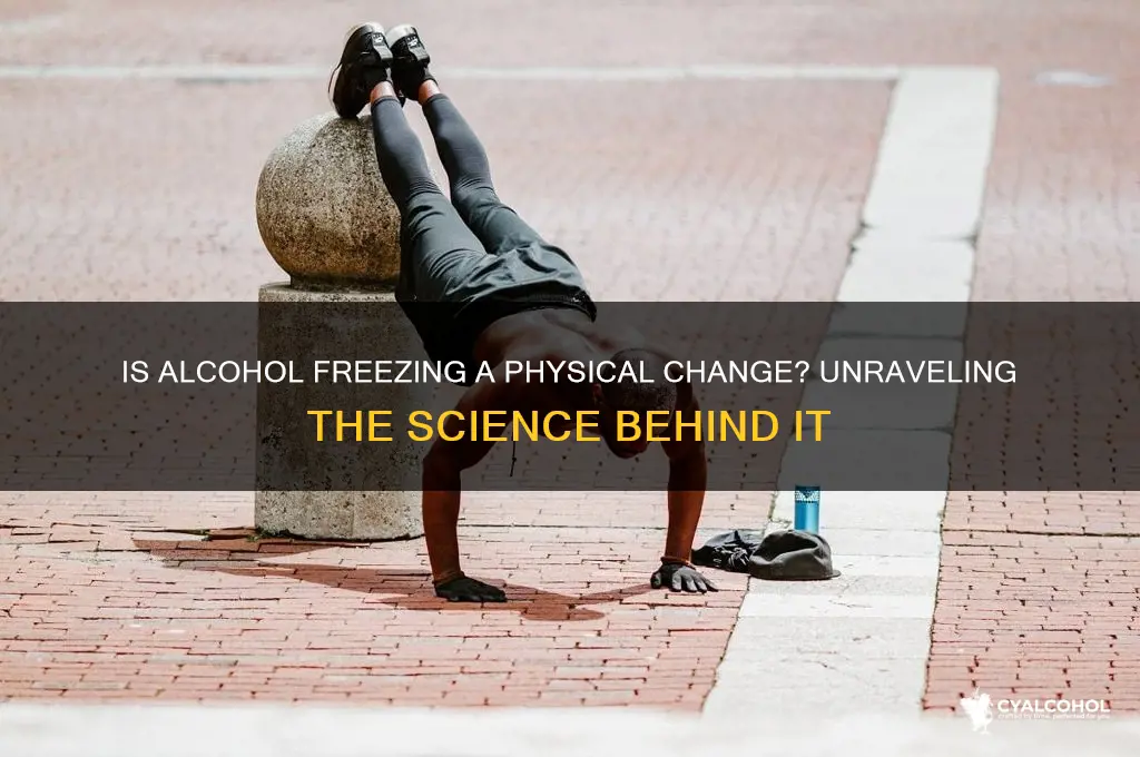 Is Alcohol Freezing A Physical Change? Unraveling The Science Behind It ...