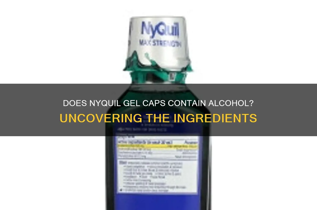 Does Nyquil Gel Caps Contain Alcohol? Uncovering The Ingredients ...
