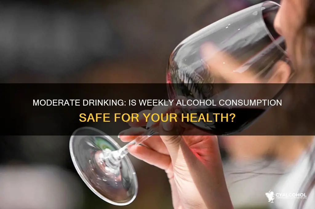 Moderate Drinking: Is Weekly Alcohol Consumption Safe For Your Health ...