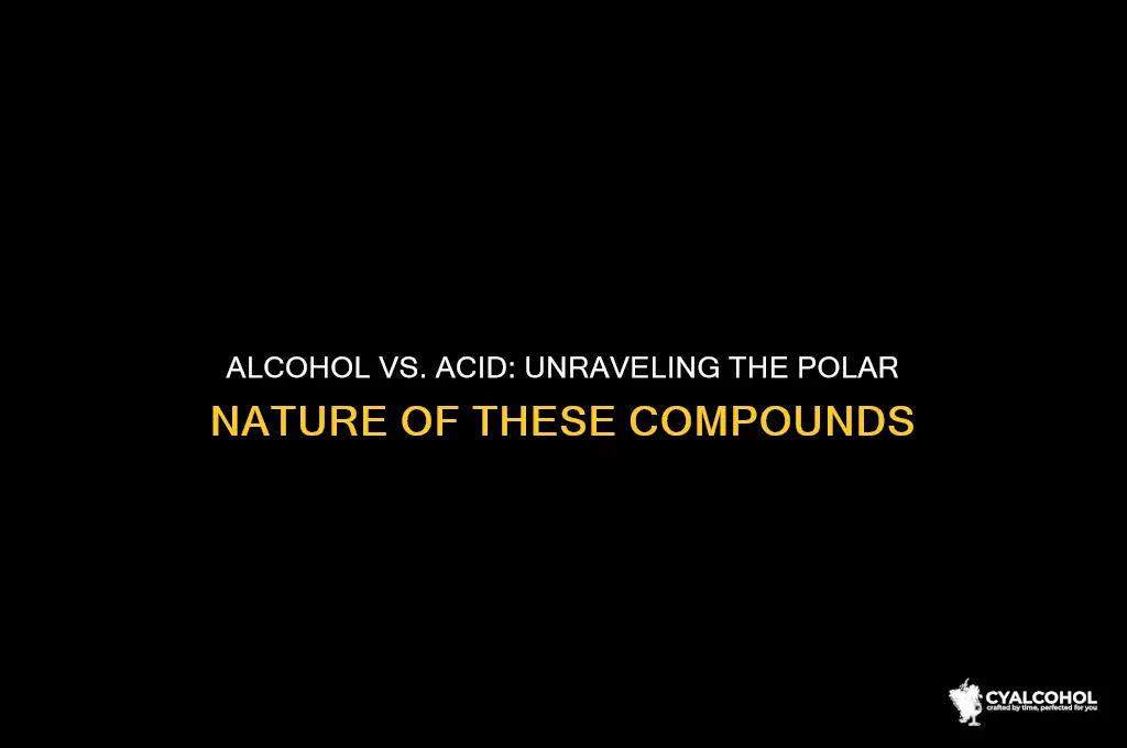 Alcohol Vs. Acid: Unraveling The Polar Nature Of These Compounds ...