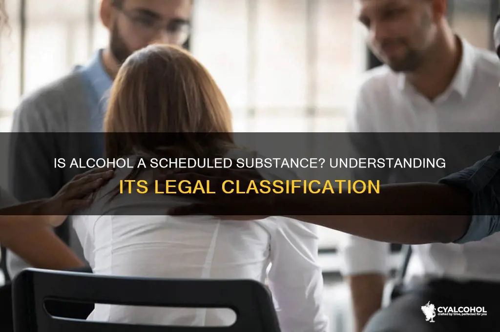 Is Alcohol A Scheduled Substance? Understanding Its Legal ...
