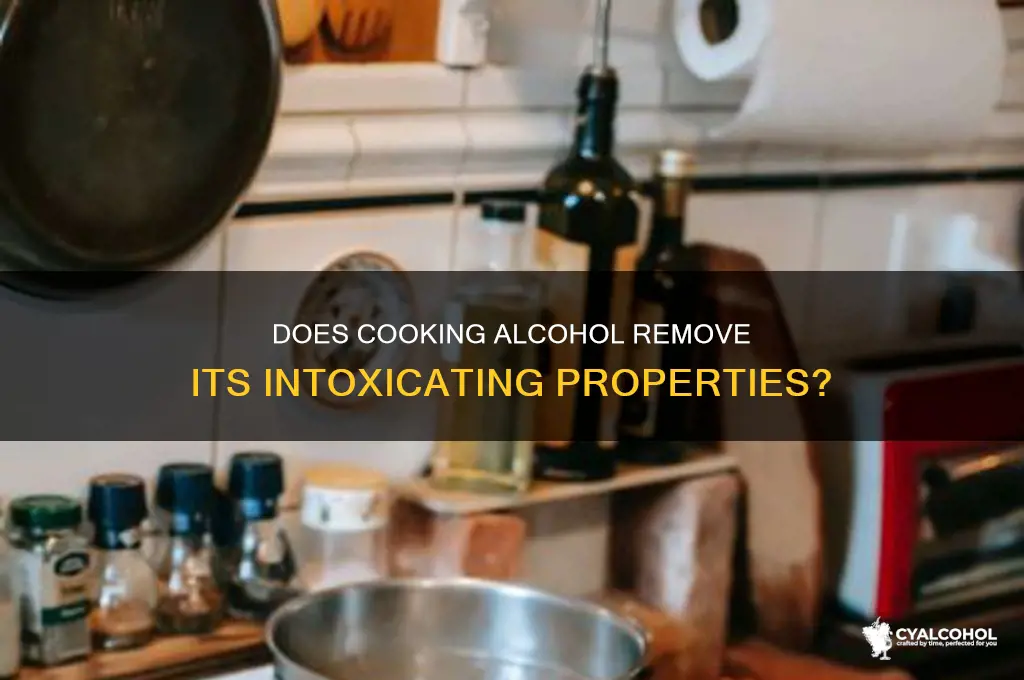 Does Cooking Alcohol Remove Its Intoxicating Properties? | CyAlcohol