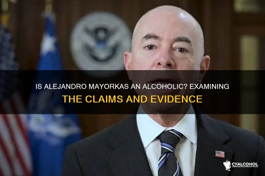 Is Alejandro Mayorkas An Alcoholic? Examining The Claims And Evidence ...
