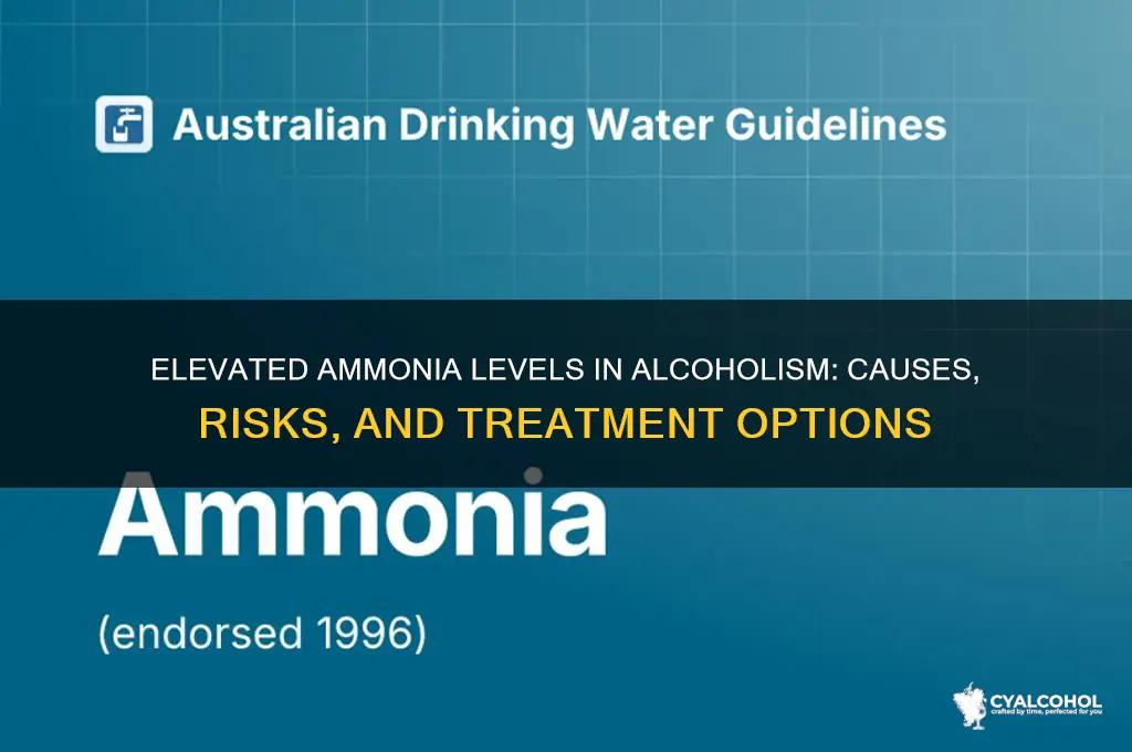 Elevated Ammonia Levels In Alcoholism: Causes, Risks, And Treatment ...