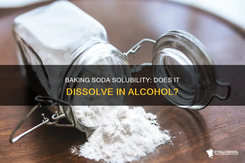 Baking Soda Solubility: Does It Dissolve In Alcohol? | CyAlcohol