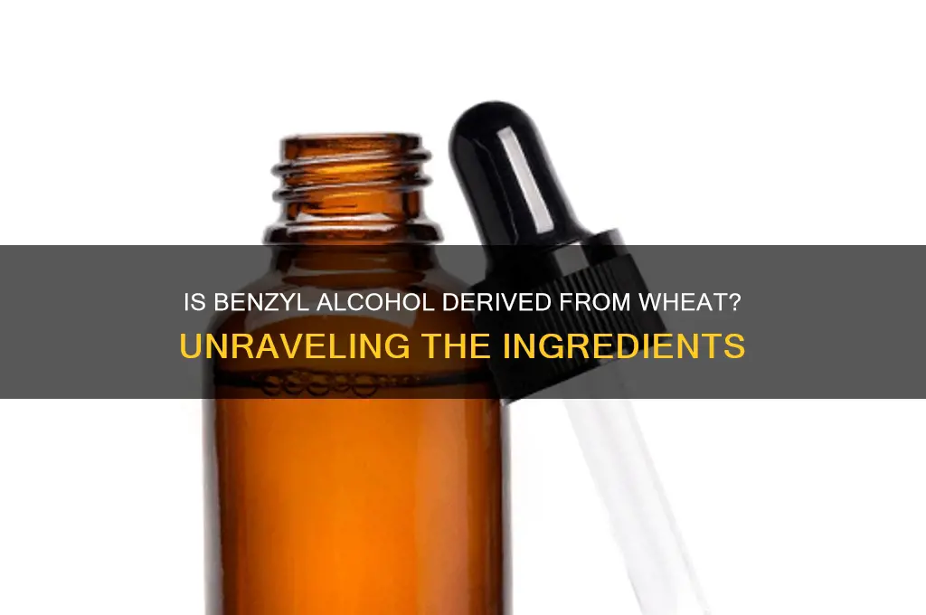 Is Benzyl Alcohol Derived From Wheat? Unraveling The Ingredients ...