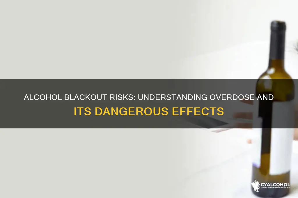 Alcohol Blackout Risks: Understanding Overdose And Its Dangerous ...