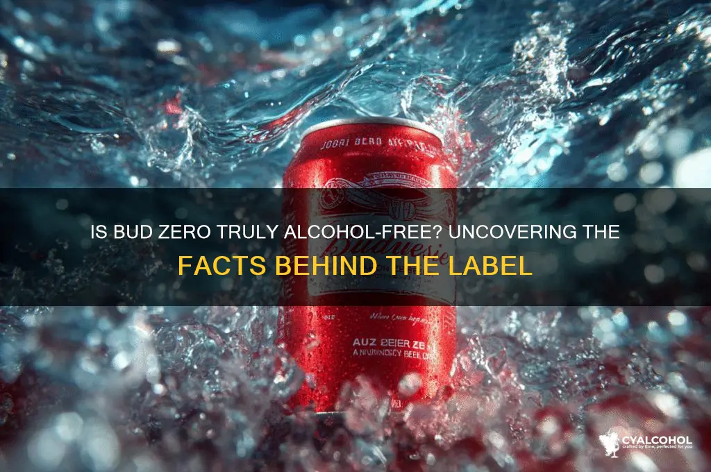 Is Bud Zero Truly Alcohol-Free? Uncovering The Facts Behind The Label ...