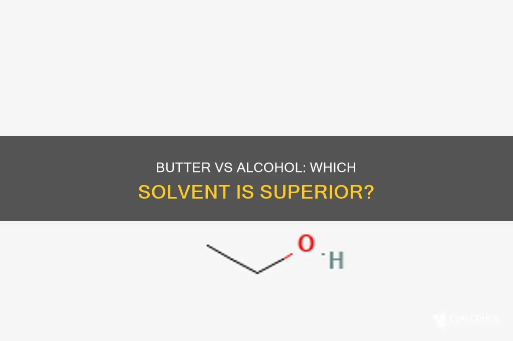 Butter Vs Alcohol: Which Solvent Is Superior? | CyAlcohol