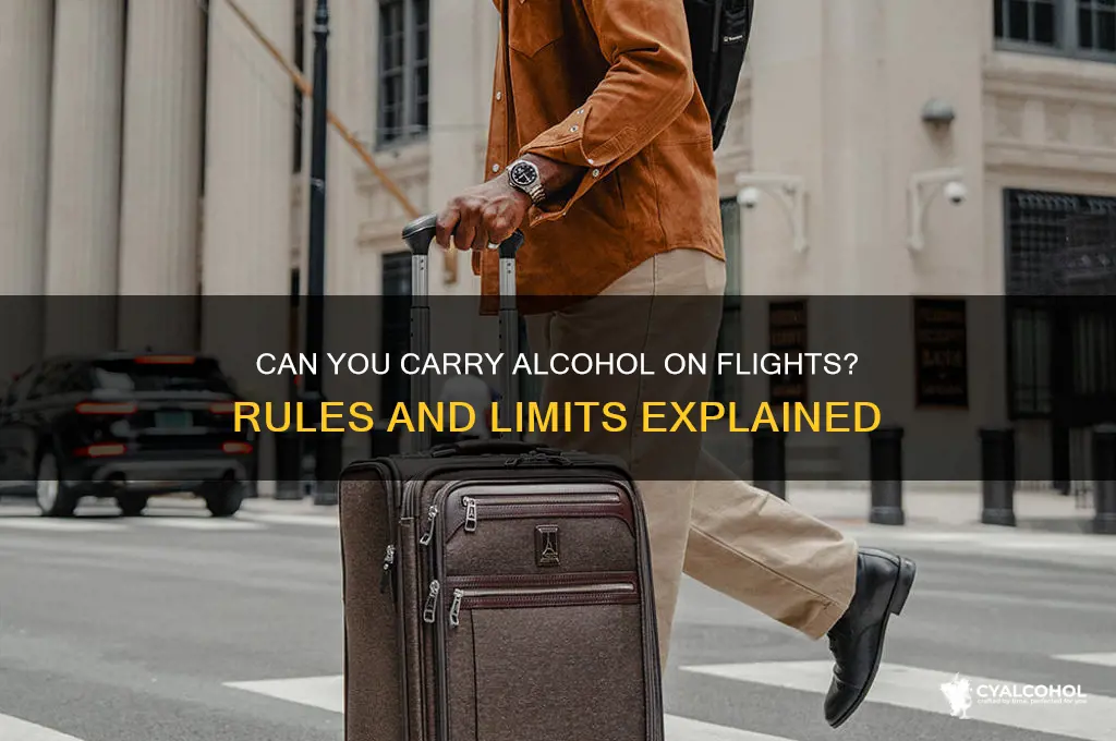 Can You Carry Alcohol On Flights? Rules And Limits Explained | CyAlcohol