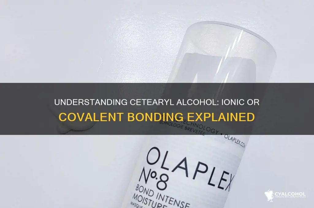 Understanding Cetearyl Alcohol: Ionic Or Covalent Bonding Explained ...