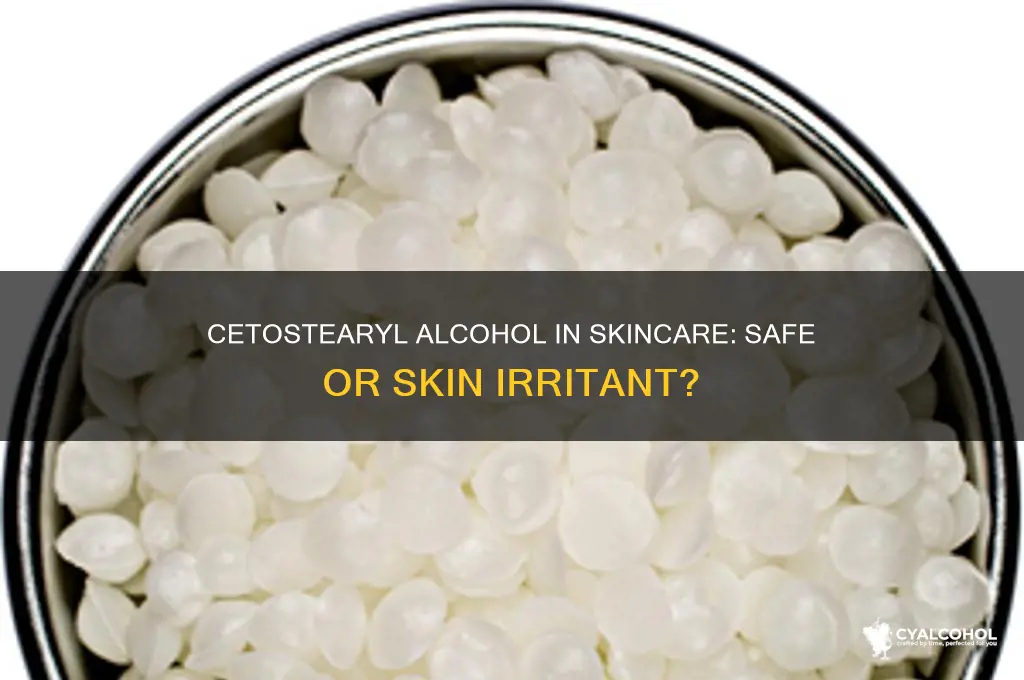 Cetostearyl Alcohol In Skincare: Safe Or Skin Irritant? | CyAlcohol