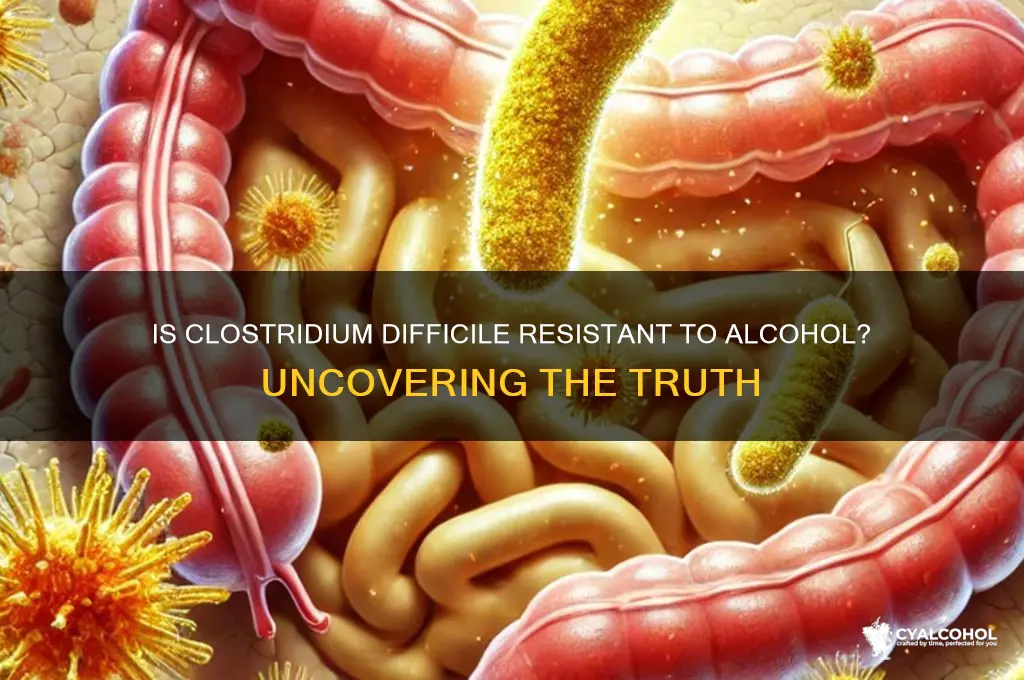 Is Clostridium Difficile Resistant To Alcohol? Uncovering The Truth ...