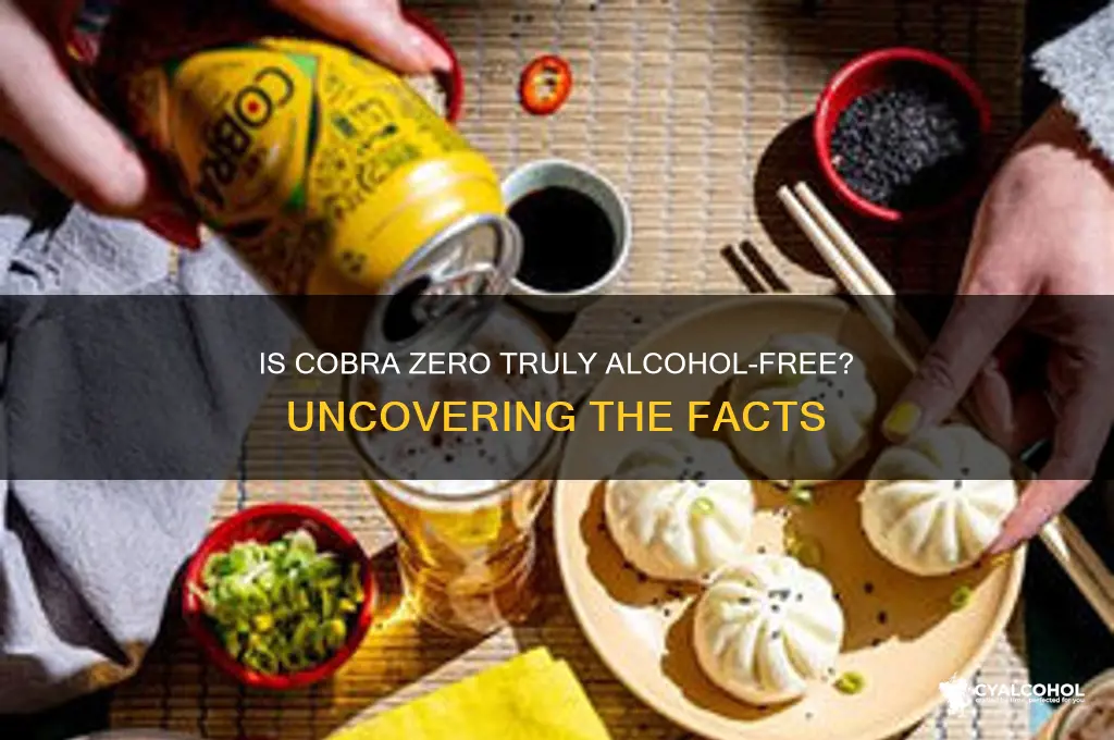 Is Cobra Zero Truly Alcohol-Free? Uncovering The Facts | CyAlcohol