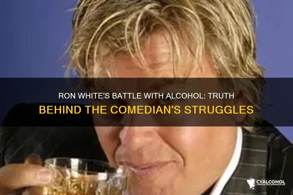 Ron White's Battle With Alcohol: Truth Behind The Comedian's Struggles ...