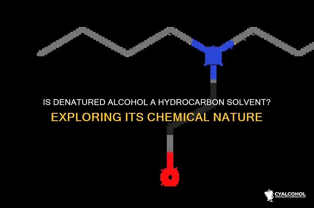 Is Denatured Alcohol A Hydrocarbon Solvent? Exploring Its Chemical ...