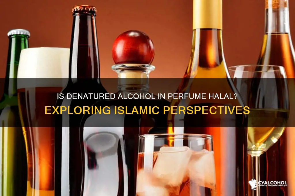 Is Denatured Alcohol In Perfume Halal? Exploring Islamic Perspectives ...