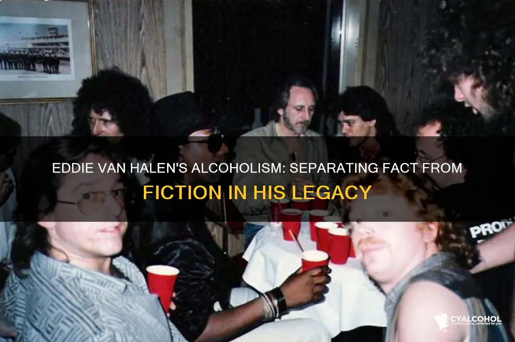 Eddie Van Halen's Alcoholism: Separating Fact From Fiction In His ...