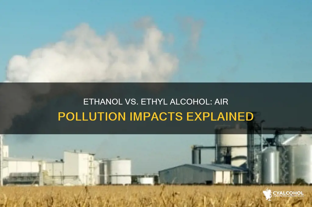 Ethanol Vs. Ethyl Alcohol: Air Pollution Impacts Explained | CyAlcohol