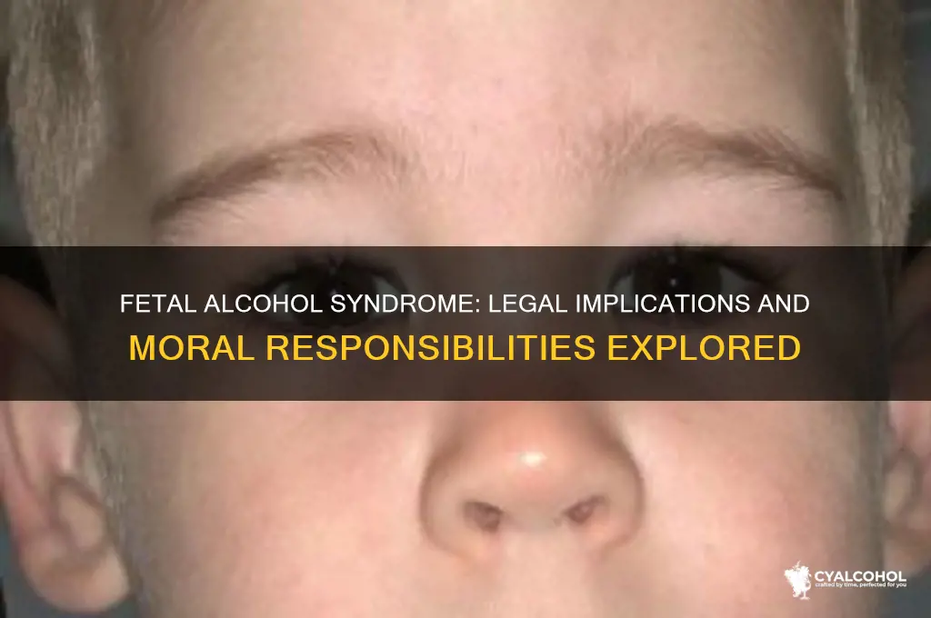 Fetal Alcohol Syndrome: Legal Implications And Moral Responsibilities ...