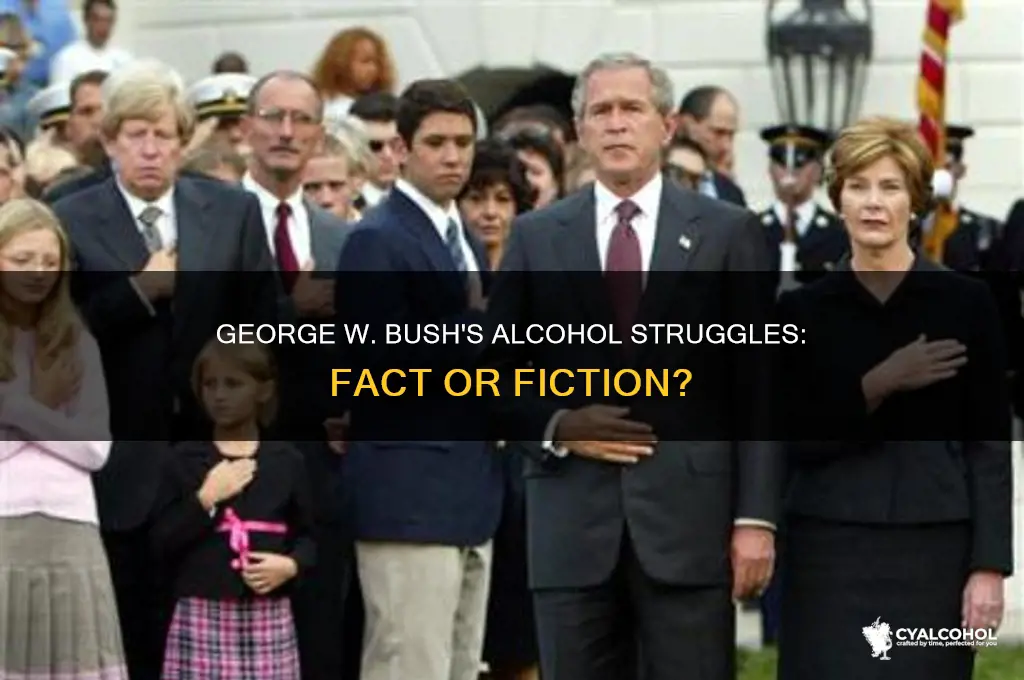 George W. Bush's Alcohol Struggles: Fact Or Fiction? | CyAlcohol