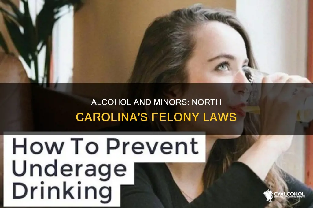 Alcohol And Minors: North Carolina's Felony Laws | CyAlcohol