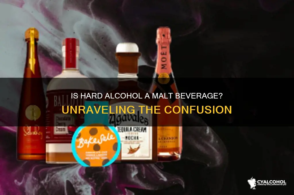 Is Hard Alcohol A Malt Beverage? Unraveling The Confusion | CyAlcohol