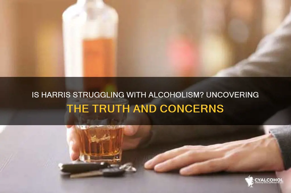 Is Harris Struggling With Alcoholism? Uncovering The Truth And Concerns ...