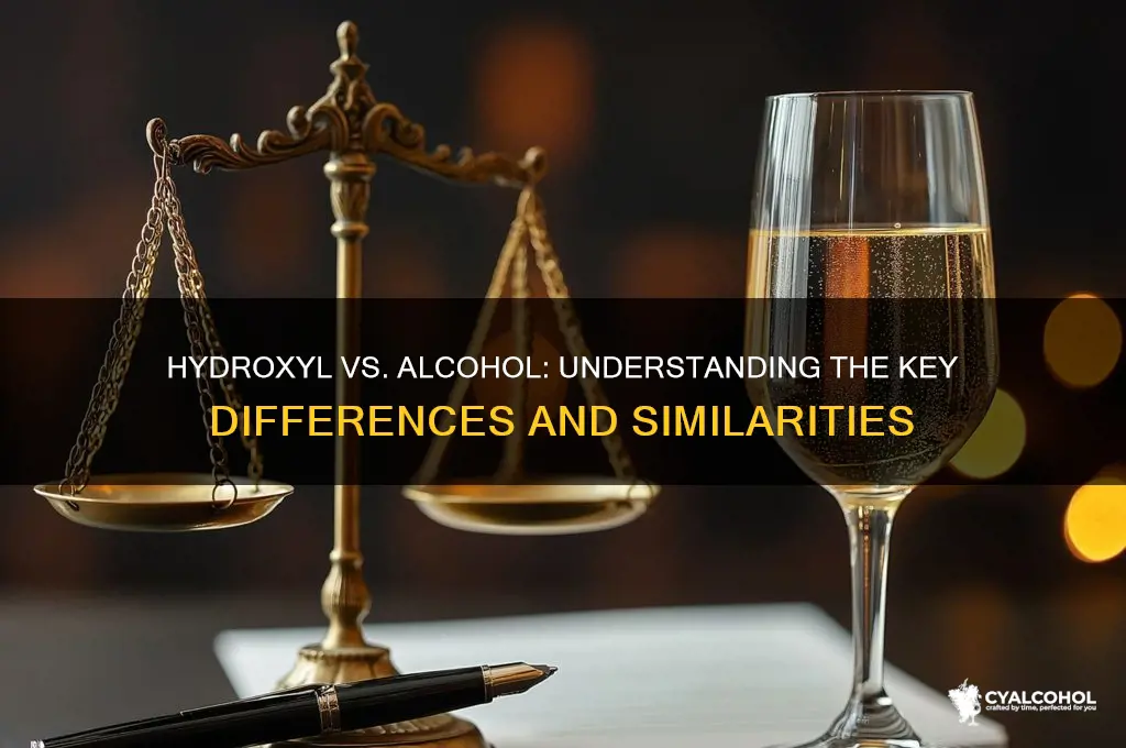 Hydroxyl Vs. Alcohol: Understanding The Key Differences And ...