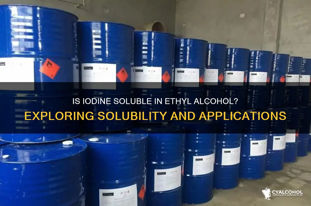 Is Iodine Soluble In Ethyl Alcohol? Exploring Solubility And ...