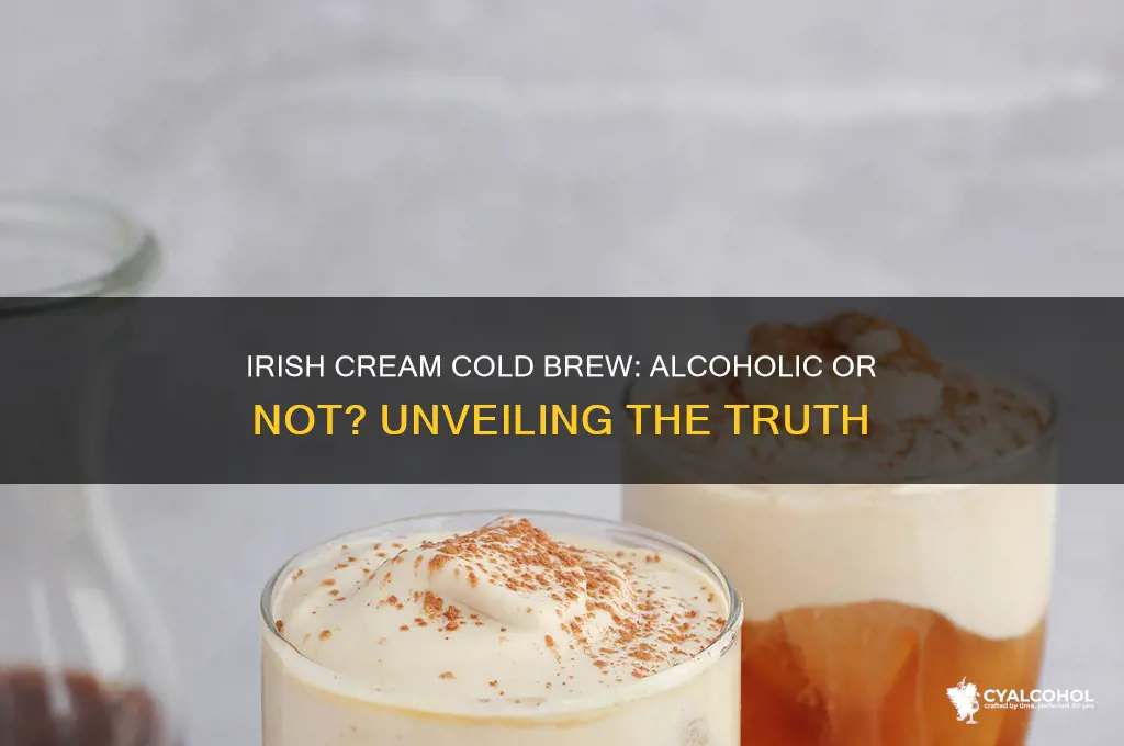 Irish Cream Cold Brew: Alcoholic Or Not? Unveiling The Truth | CyAlcohol